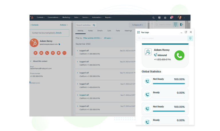Hubspot CRM Calling Integrations | Hubspot Telephony Integration for ...